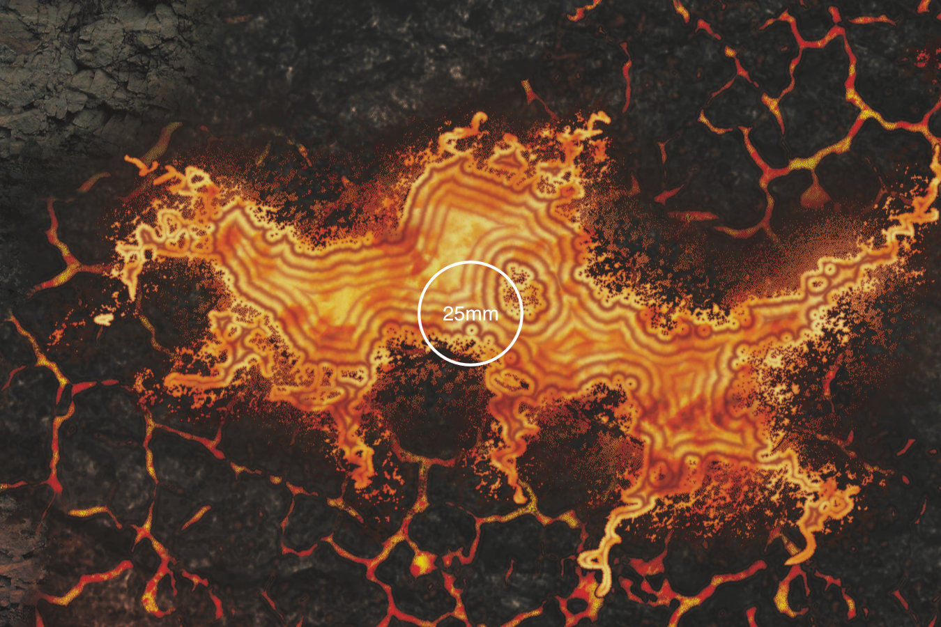 Tabletop Battle Mat Lava | 4 x 4 Fuß | 34,95€ - Dunkelwald.Store