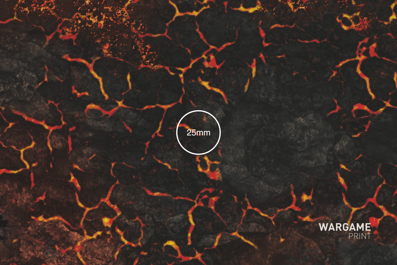 Tabletop Battle Mat Lava | 6 x 4 Fuß | 54,95€ - Dunkelwald.Store
